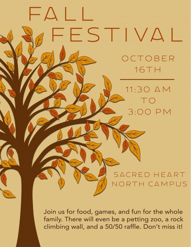 Save the Date for Our Fall Festival on Oct 16th! | Sacred Heart ...