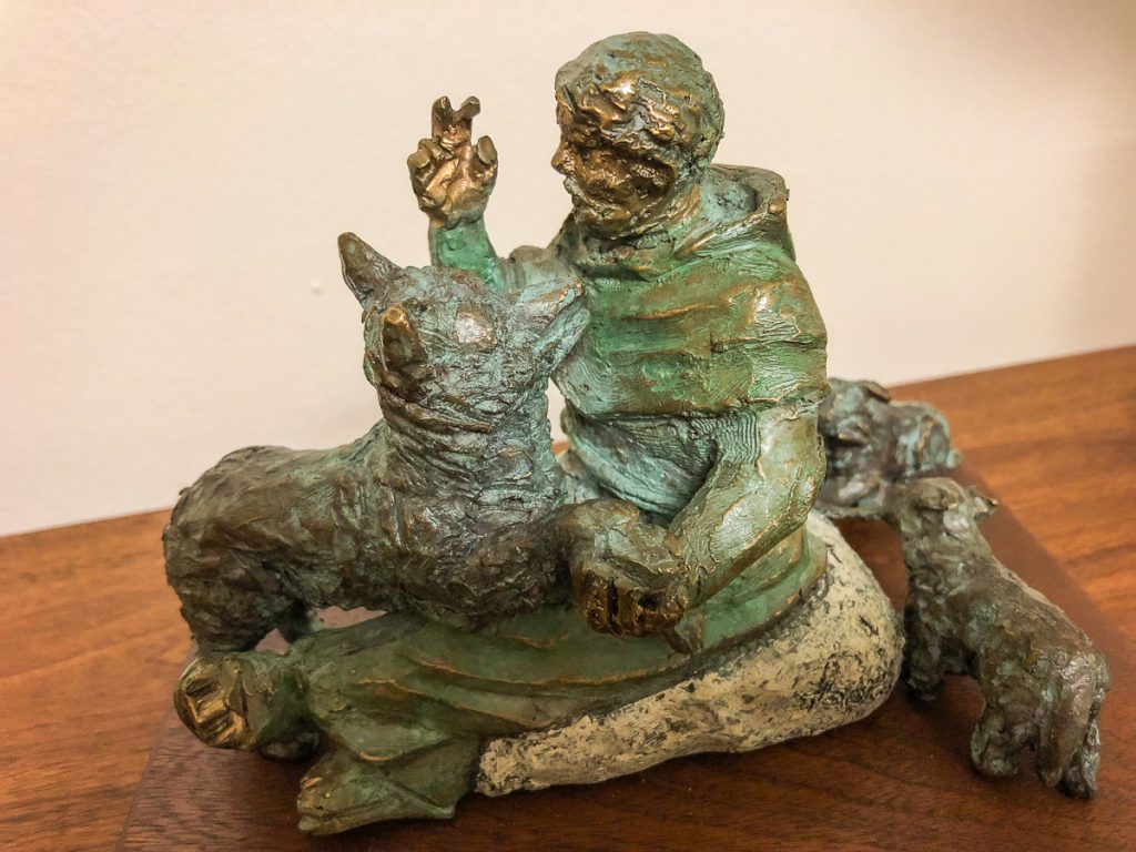 Plaza Art Project: The Wolf of Gubbio | Sacred Heart Catholic Church