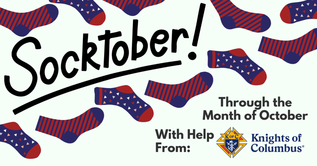 Socktober Returns to Sacred Heart | Sacred Heart Catholic Church