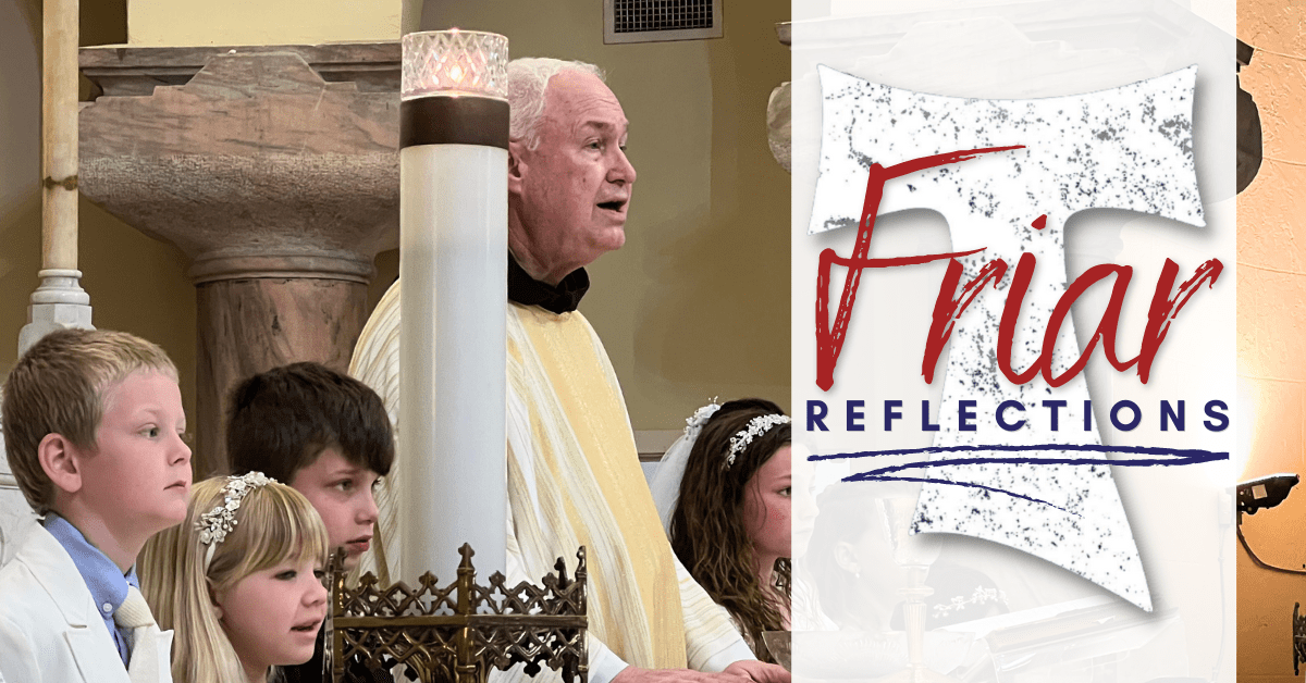 Standing In Our Midst | Friar Reflections | Pentecost | Sacred Heart ...